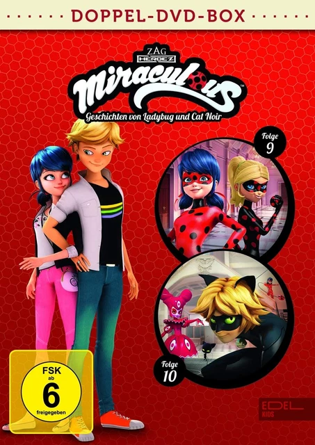 MIRACULOUS - GESCHICHTEN von Ladybug und Cat Noir - Doppel-DVD-Box ...