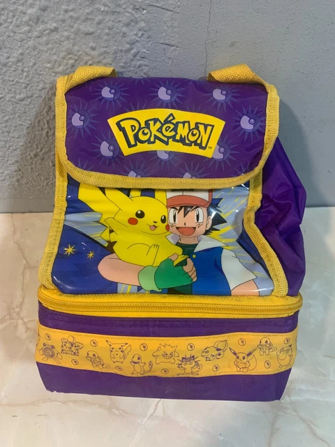 POKÉMON FIAMBRERA MOCHILA Con Tupperware Pokemon De Almuerzo Vintage ...