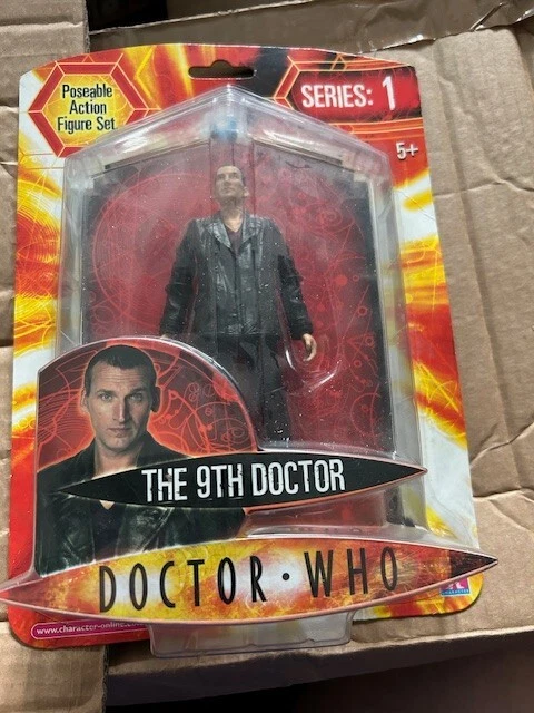 DOCTOR WHO POSEABLE Action Figures 9th Doctor by Character Options ...