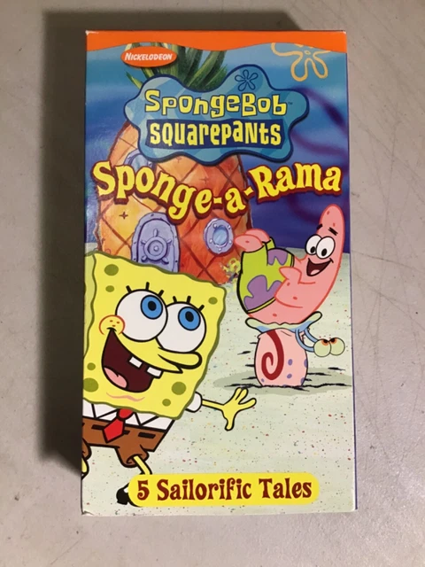 SPONGEBOB SQUAREPANTS - Sponge-A-Rama VHS 2003 Nickelodeon £6.15 ...