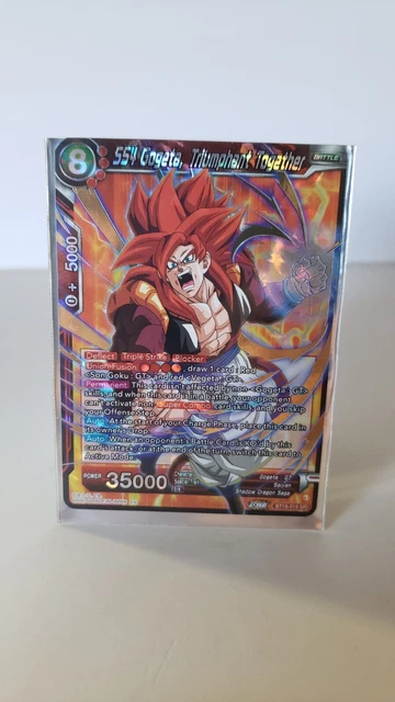 DRAGON BALL SUPER SS4 Gogeta, Triumphant Together BT18-019 SR comme neuf EUR 16,48 - PicClick FR
