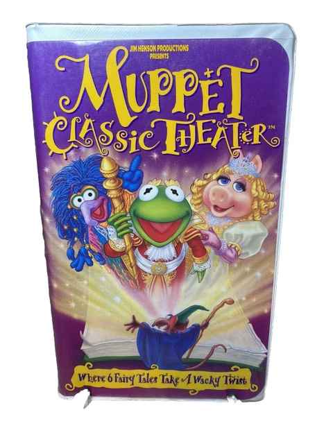 MUPPET CLASSIC THEATER VHS Tape 1994 Jim Henson Disney 6 Fairy Tales £4 ...