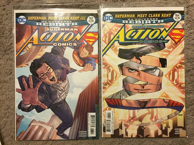ACTION COMICS 963 964 (Superman, Who is Clark Kent, DC Comics Rebirth ...