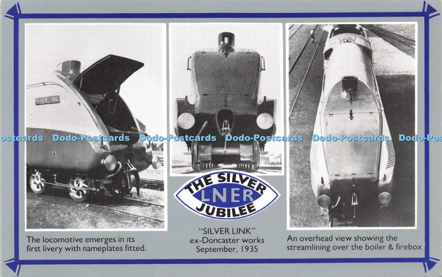 R569705 SILVER LNER Jubilee Locomotive emerges Silver Link ex Doncaster ...