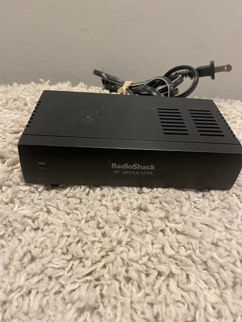 RADIO SHACK RF Modulator Video Signal Converter AV to Coaxial 15-1244 ...