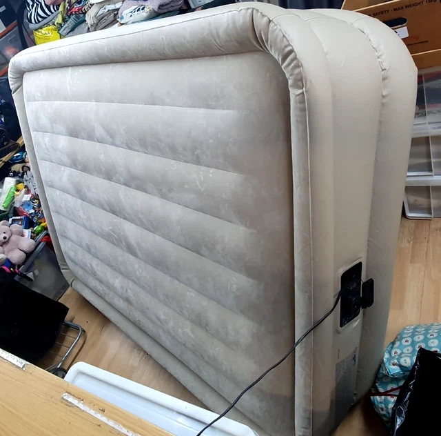 INTEX QUEEN SIZE Inflatable Bed With Built In Pump *Tested And Working ...