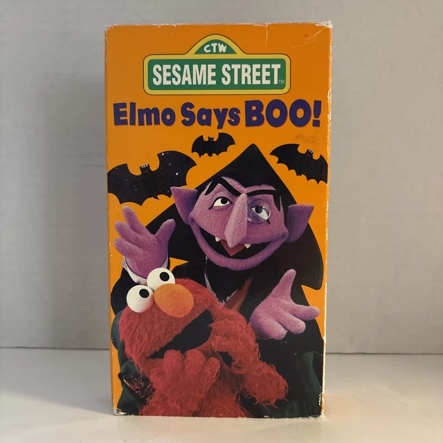 SESAME STREET: ELMO Says BOO! VHS Tape 1999 Halloween $18.89 - PicClick CA