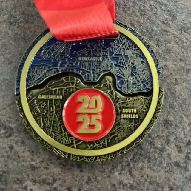 GREAT NORTH RUN Finishers Medal 2025 Error, Priceless Collectors Item ...