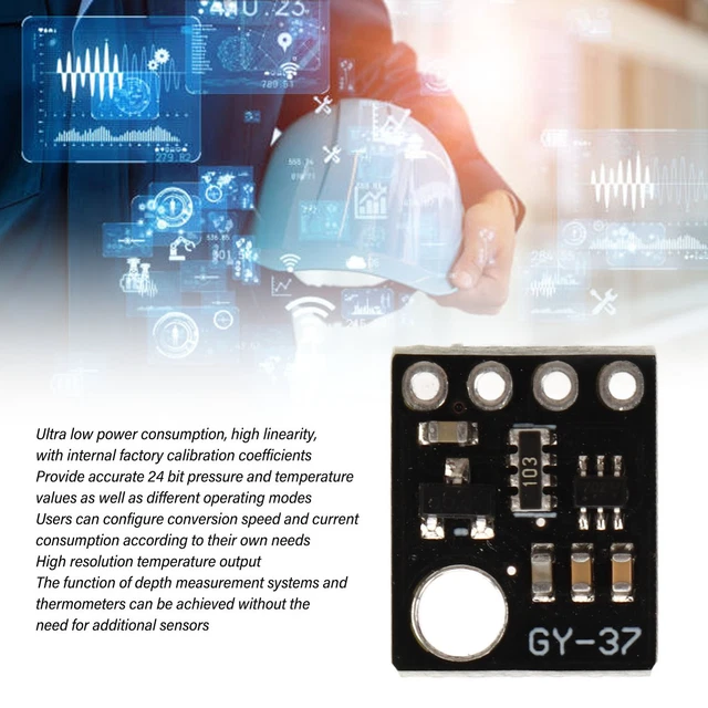 GAS LIQUID PRESSURE Sensor 24 Bit Ultra Low Power Fast Conversion For ...
