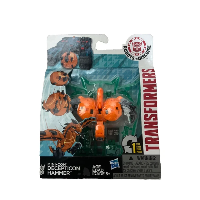 TRANSFORMERS ROBOTS IN Disguise DECEPTICON Hammer Mini Con £11.99 ...