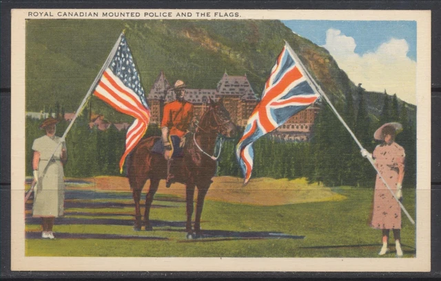 1940S CANADA ~ Royal Canadian Mounted Police ~ RCMP Banff Springs (USA ...
