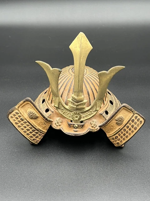 VINTAGE JAPANESE KABUTO Samurai Warrior Helmet Armor Replica Miniature ...