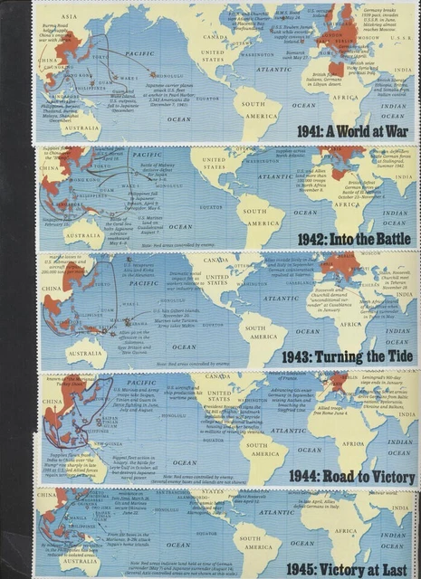 MAPS OF MAJOR World War II Battles and Events £2.47 - PicClick UK