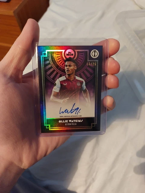 OLLIE WATKINS AUTO 13/25 Aston Villa Topps Deco 23/24 EUR 51,36 ...