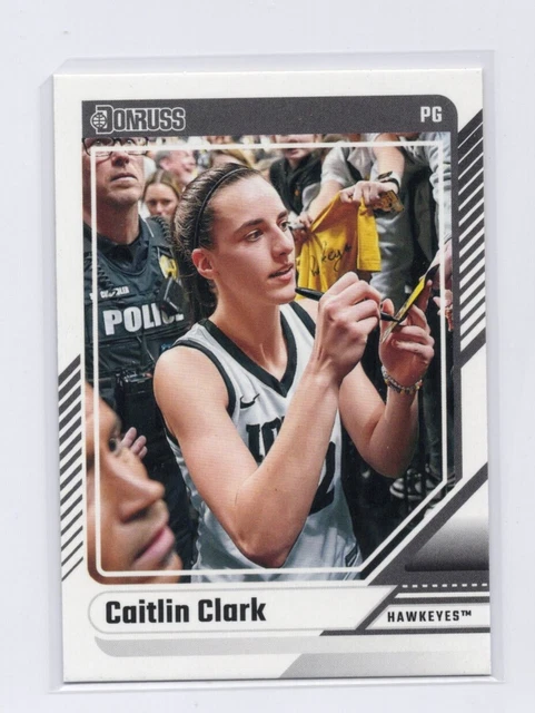 2024 PANINI CAITLIN Clark Collection - Caitlin Clark Donruss Rookie RC ...