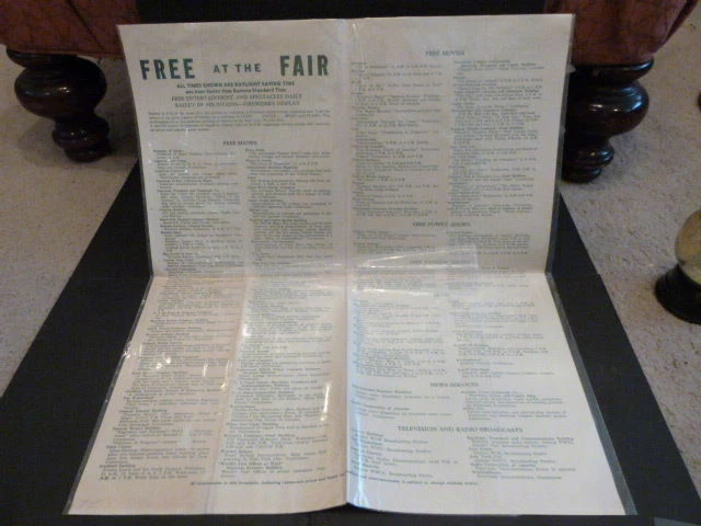 PENNSYLVANIA RAILROAD TRAIN New York Worlds Fair Program Ad Booklet ...