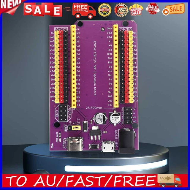 Esp32 Module Usb 38pin Type C Micro Nodemcu 32s Lua Gpio Expansion