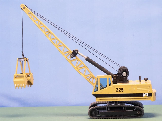 JOAL COMPACT 225 Caterpillar Digging Crane w/Clamshell Bucket Diecast 1 ...