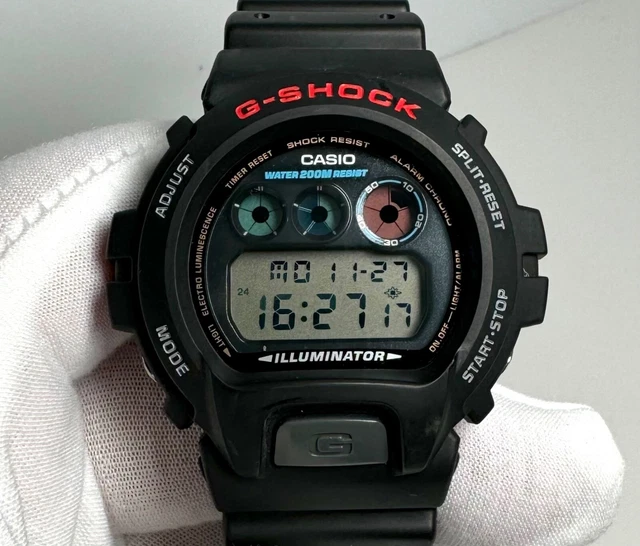 VINTAGE CASIO G-SHOCK Men’s Digital Chronograph Watch DW-6900 Korea ...