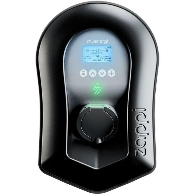 MYENERGI 7KW ECO-SMART EV Charger Type 2 Socket, 1 Outlet Black ...