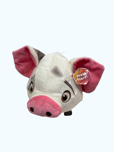 DISNEY PRINCESS MOANA Walk and Snort Pua Plush Stuffed Animated Pig Toy ...