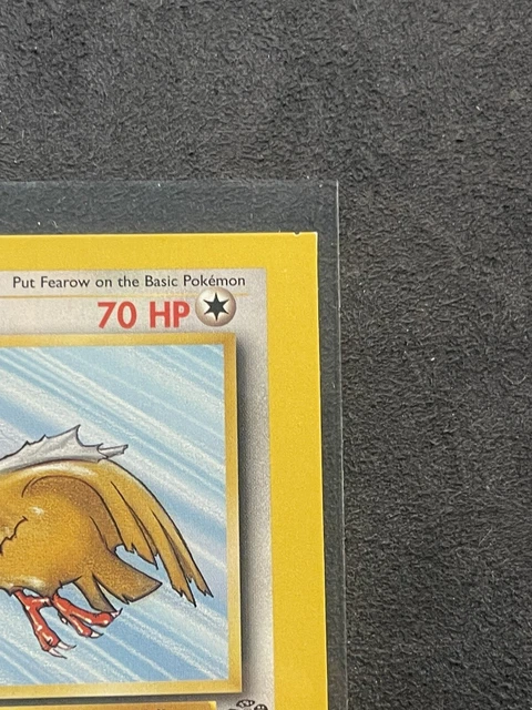 SQUARE CUT CORNERS ERROR OC - Alignment Dots - Pokémon TCG Fearow 36/64 ...