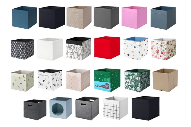 STORAGE BOXES 33X38X33 cm Foldable Storage Boxes Kallax Shelving Unit ...