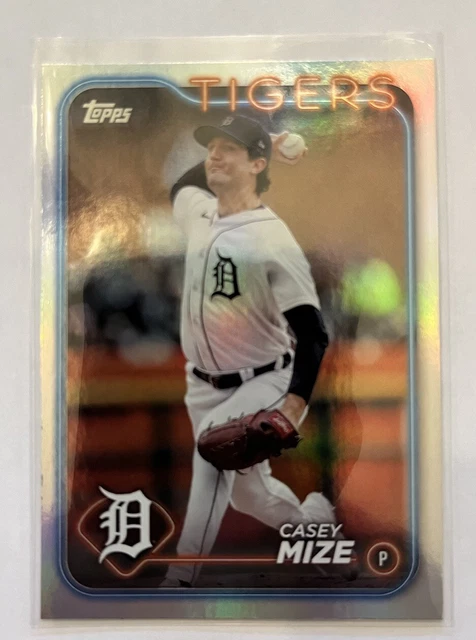 TIGRES PARALLÈLES DE Detroit Casey Mize 2024 Topps Series 2 #694 ...
