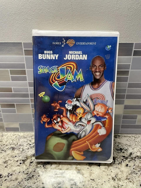 SPACE JAM VHS Tape Clam Shell Movie Bugs Bunny Michael Jordan 1996 £3.79 - PicClick UK