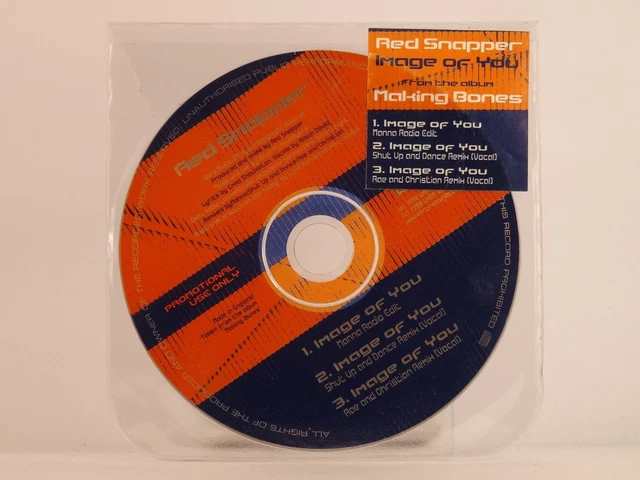 RED SNAPPER IMAGE OF YOU (C58) 3 Track Promo CD Single including ...