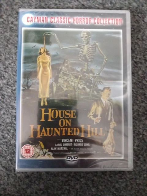 HOUSE ON HAUNTED Hill - 1959 Horror B-Movie (DVD, 2010) Cayman Classics ...
