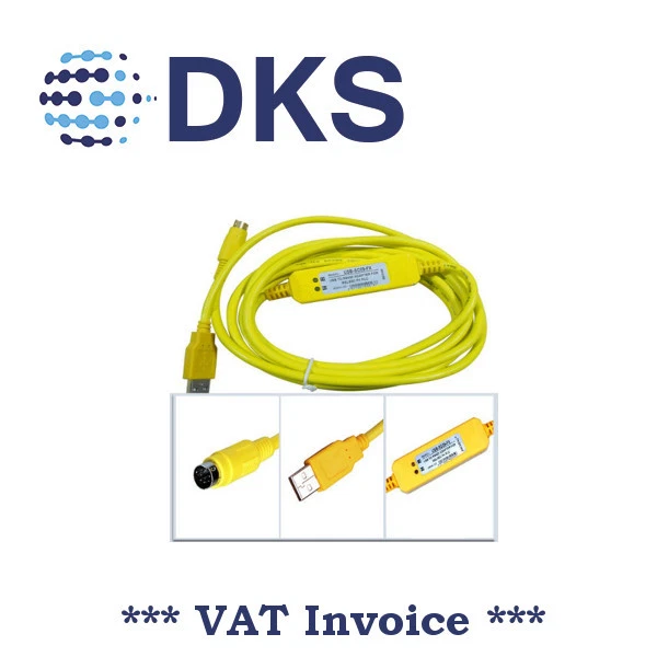 PLC PROGRAMMING USB SC09 FX Cable For Mitsubishi MELSEC RS422 SC-09 ...