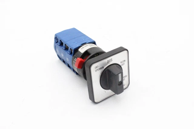 KRAUS & NAIMER CG8 C47891 INTERRUPTEUR DE NIVEAU INTERRUPTEUR ROTATIF ...