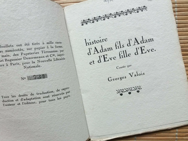 &HISTOIRE D'ADAM FILS d'Adam et d'Eve fille d'Eve" contée par Georges ...