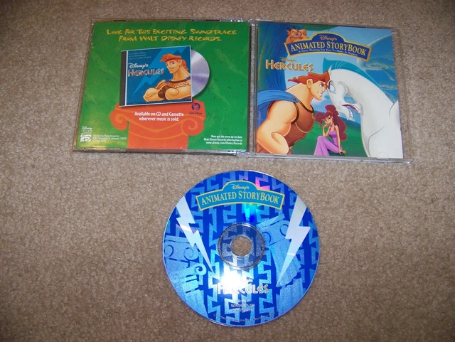 DISNEY DISNEY'S ANIMATED Storybook Hercules (PC/Mac CD-ROM, 1997) VG ...