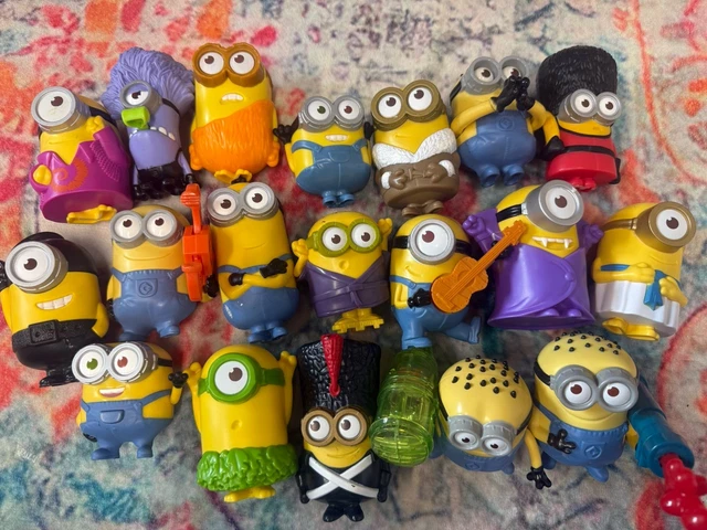 DESPICABLE ME MINI Minions Collectible Toy Figures McDonald’s Bundle ...