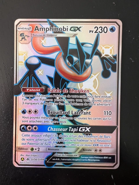 CARTE POKÉMON - Amphinobi GX - SHINY - SV56/SV94 - Destinées Occultes ...