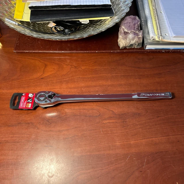 NEW SEARS CRAFTSMAN 99441 - 72-Tooth 1/2" Quick-Release Long 15" Handle ...