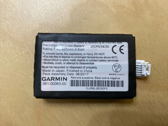 GENUINE BMW BATTERY for Navigator V 5 and VI 6 - 7,4V / 920MAH 361 ...