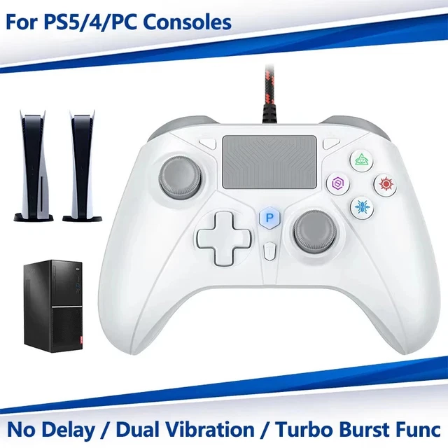 PLAYSTATION5 CONTROLLER PS5/PS4/PS3/PC Supporto Console Turbo Dual ...