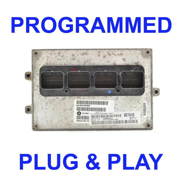 2011 DODGE GRAND Caravan 3.6 Ecu Ecm Pcm Engine Control Module ...