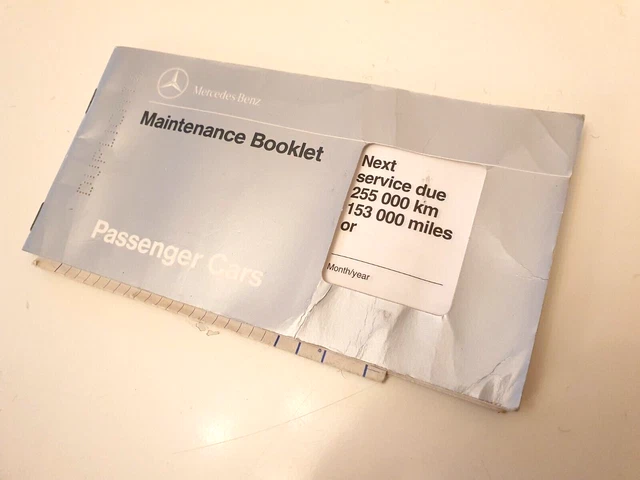 MERCEDES W126 W201 W124 W140 R129 Service Book / Maintenance Booklet £ ...