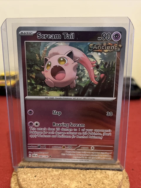 POKÉMON TCG SCREAM TAIL Paradox Rift 086/182 Reverse Holo Uncommon $1. ...