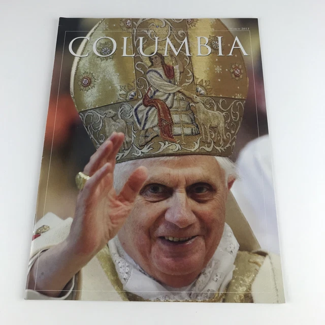 KNIGHTS OF COLUMBUS: Columbia March 2013. Pope Benedict XVI £17.42 ...