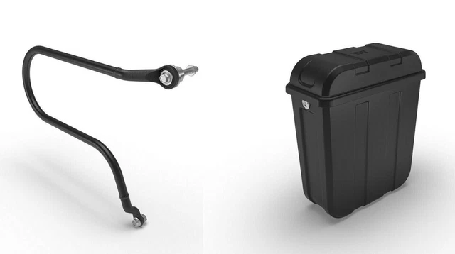 ADATTO PER ROYAL Enfield Meteor 350 Commuter RH Side Pannier Side Box ...