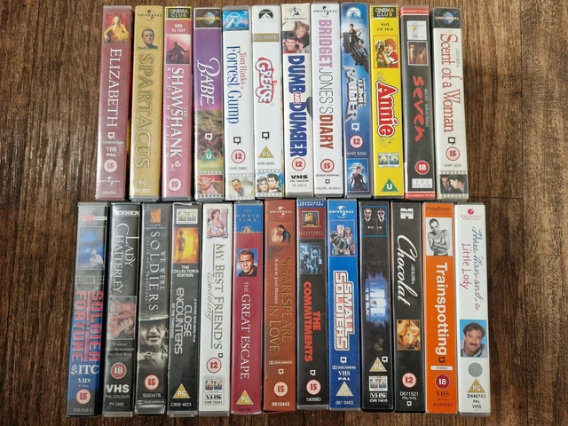 25 DIFFERENT FILMS, Movies - VHS Video Tapes - Mixed Bulk Lot #1 £14.99 ...