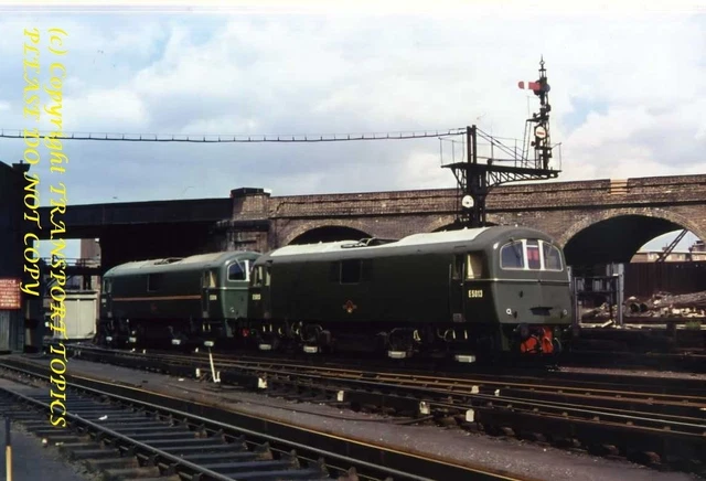 TEST SHOT RAILWAY LOCOMOTIVE PHOTO CLASS 71 # E5013 & E5014 Stewarts ...