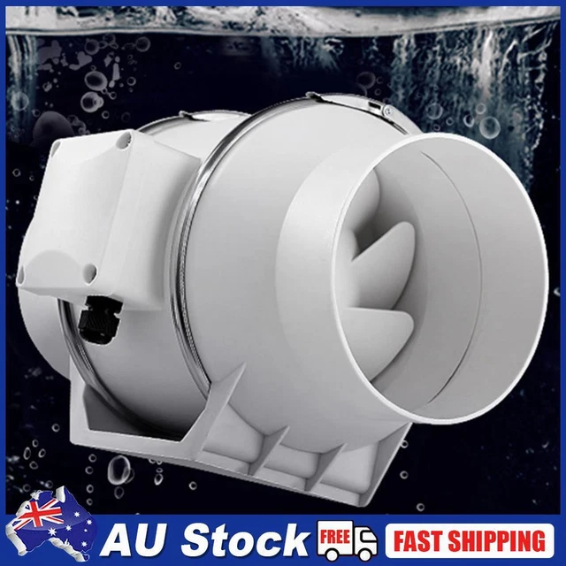 4/5INCH EXHAUST FAN Waterproof Duct Exhaust Fan for Indoor Industrial ...
