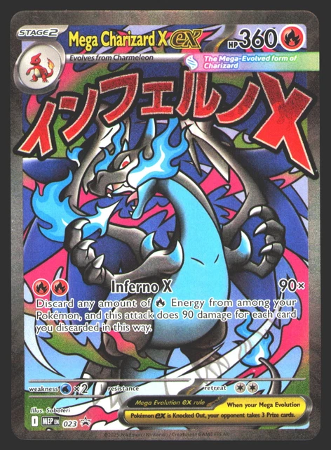 MEGA CHARIZARD X ex - 023 MEP ME: Mega Evolution Promo English NM $69. ...