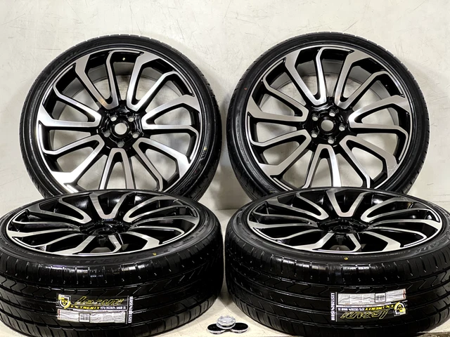 24X10 WHEELS FIT Range Rover Land Rover HSE Sport Gloss Black 24 Inch ...